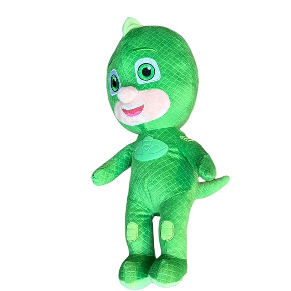 Disney | Toys | Disney Junior Pj Masks Plush Gekko Sings Talks Lights ...